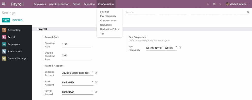 Odoo Payroll - HR and Payroll Management Software